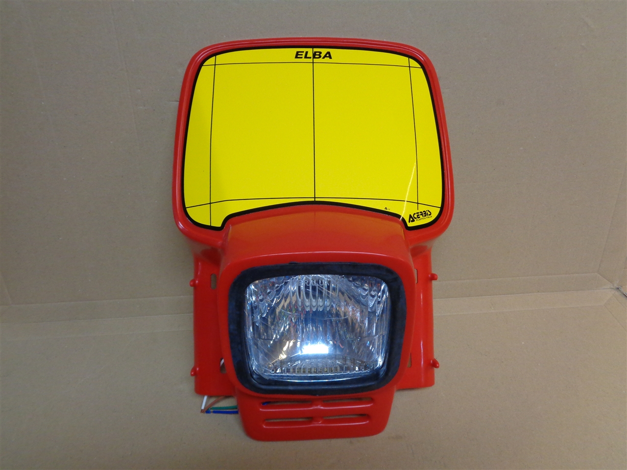 elba headlight red - Vintage MX Parts
